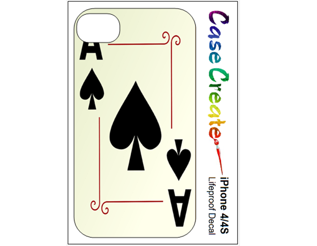 Ace Of Spades Poker Playing Cards Decorative Sticker Decal For Your ...